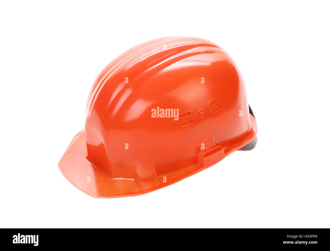 Orange hard hat Stock Photo - Alamy