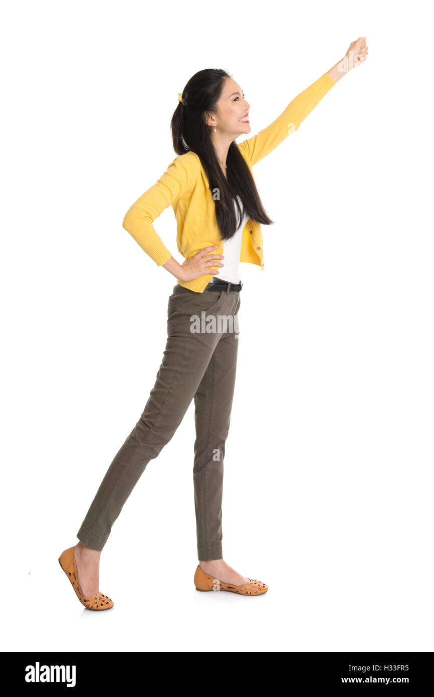 Asian woman hand reaching Stock Photo - Alamy