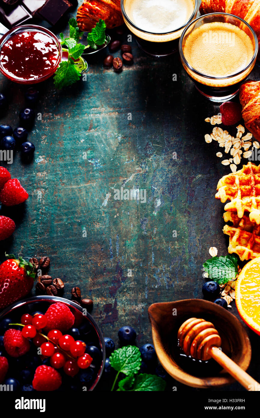 Croissant waffle hi-res stock photography and images - Alamy