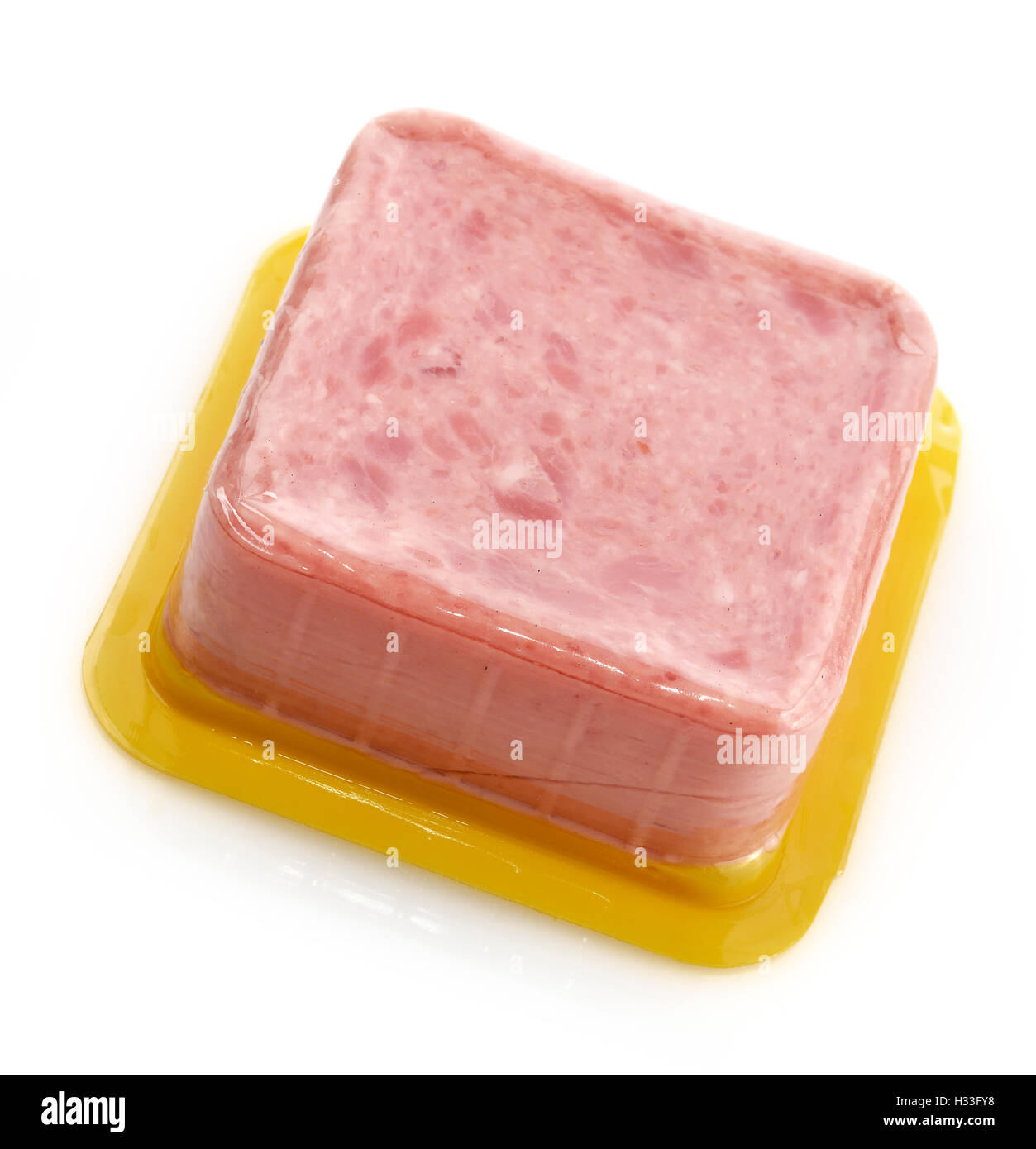 Sliced Cooked Ham In Plastic Package Stock Photo - Alamy