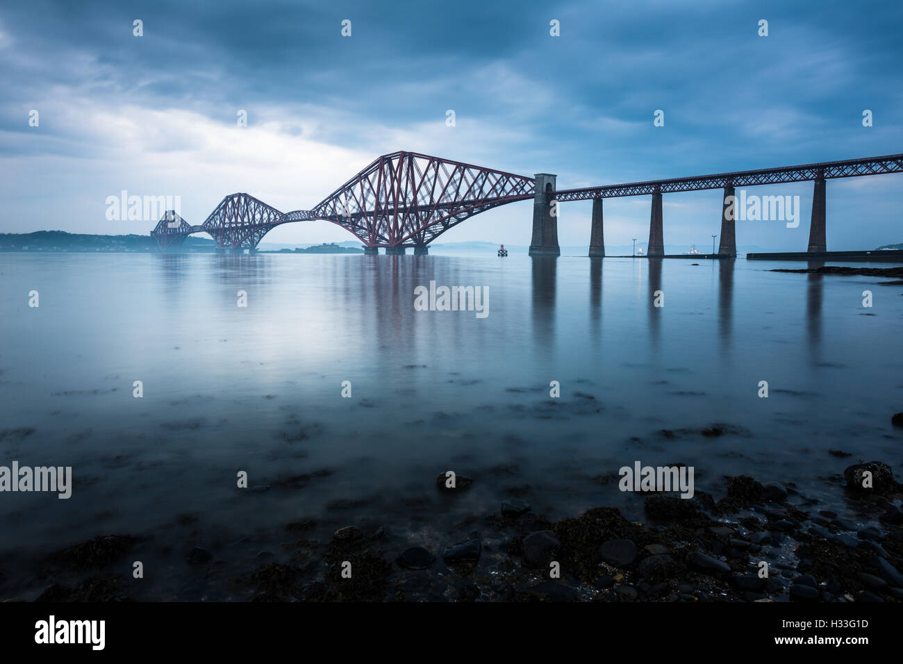 Forth bridges in Edinburgh, Scotland Stock Photo - Alamy