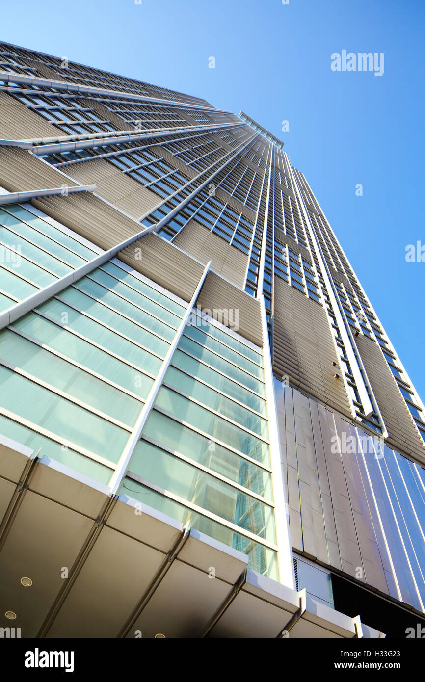 Business building from low angle view Stock Photo - Alamy