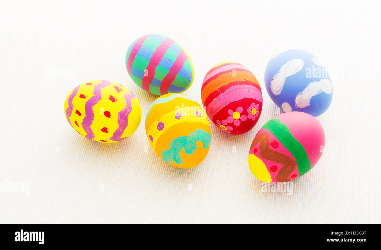Colourful pattern easter egg Stock Photo - Alamy
