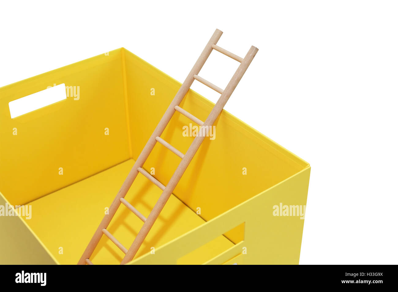 Escape From Box Stock Photo - Alamy