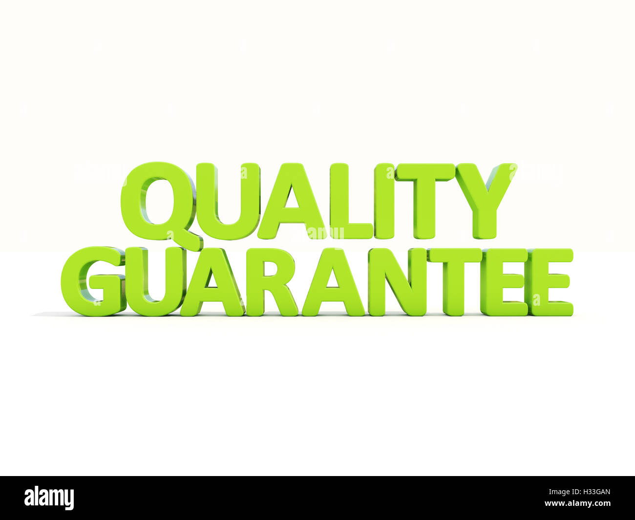 3d Quality guarantee Stock Photo - Alamy