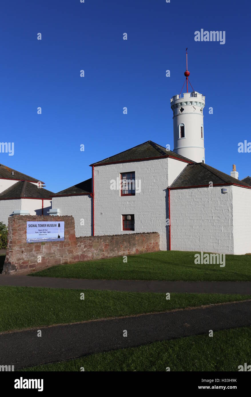 Signal Tower Museum Arbroath Scotland October 2016 Stock Photo - Alamy