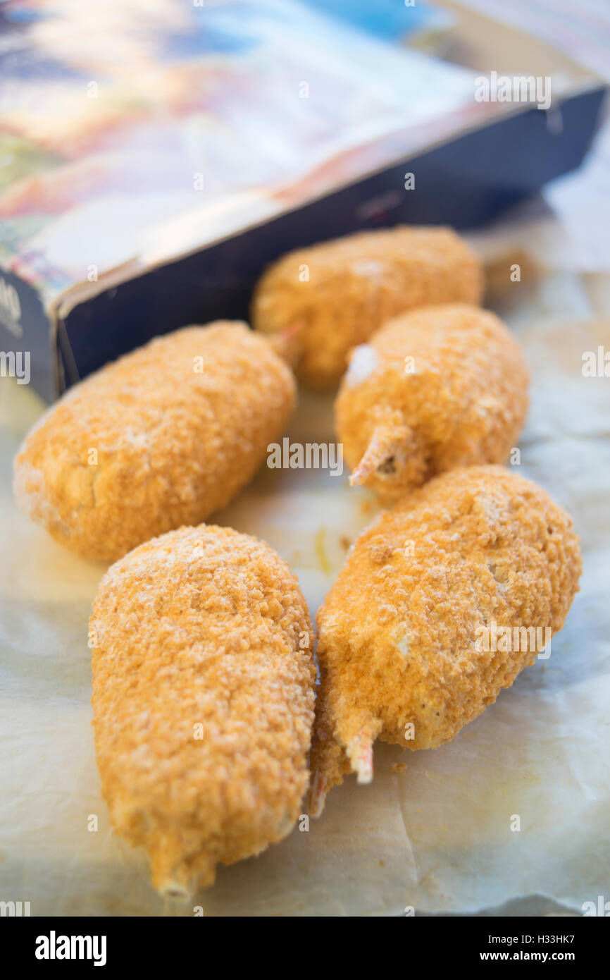 breaded crab claw Stock Photo - Alamy