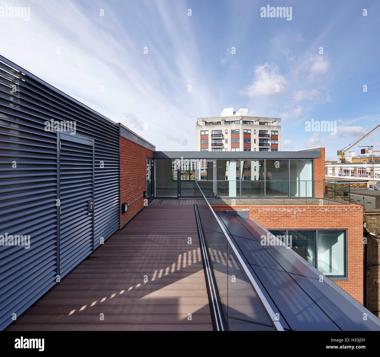 Open roof terrace area. 46 Whitfield Street, Fitzrovia, United Kingdom ...