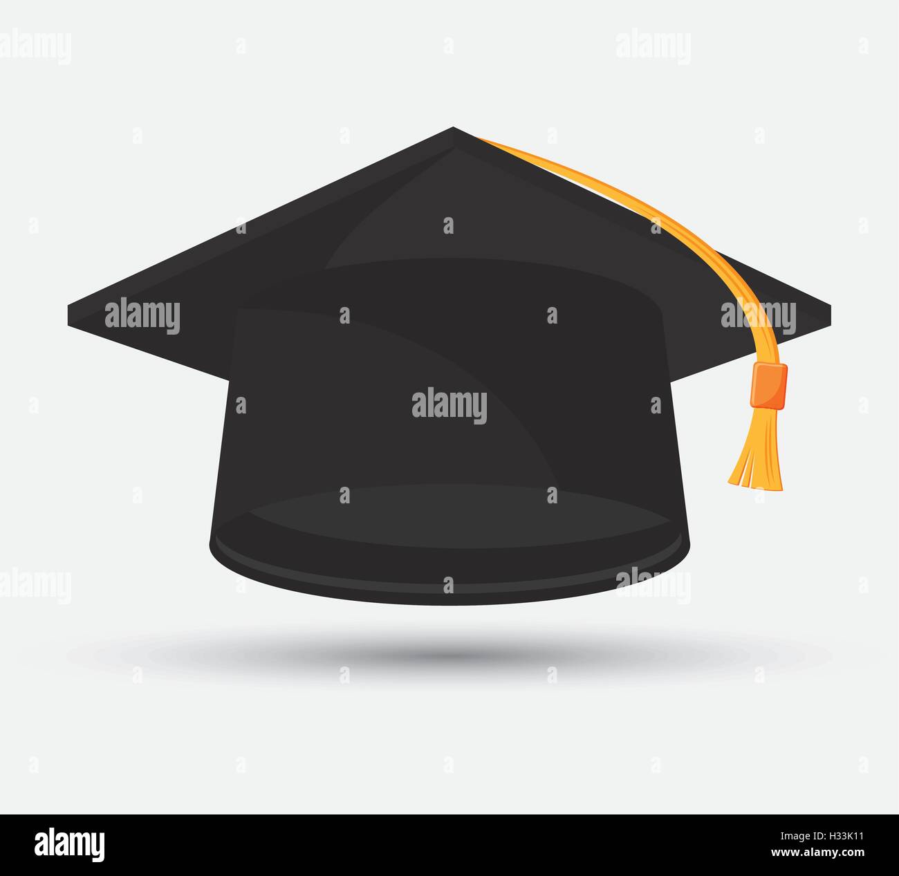 Graduation cap cloth accesory design Stock Vector Image & Art - Alamy