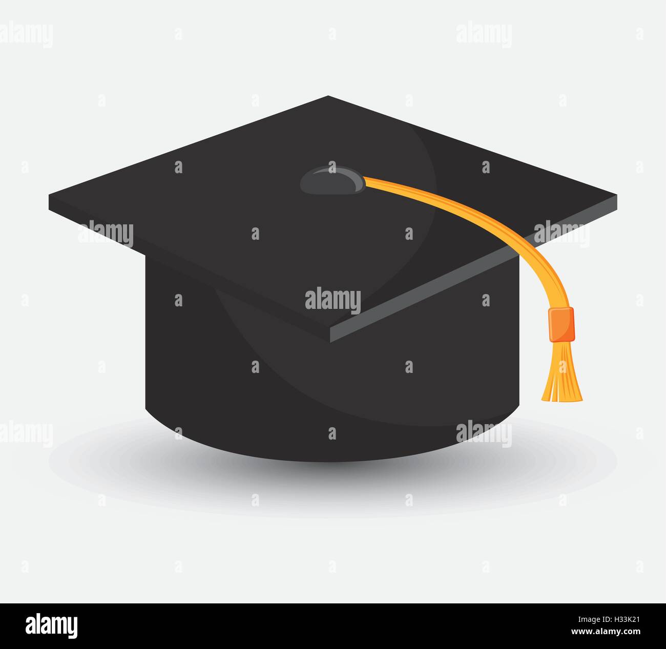 Graduation cap cloth accesory design Stock Vector Image & Art - Alamy