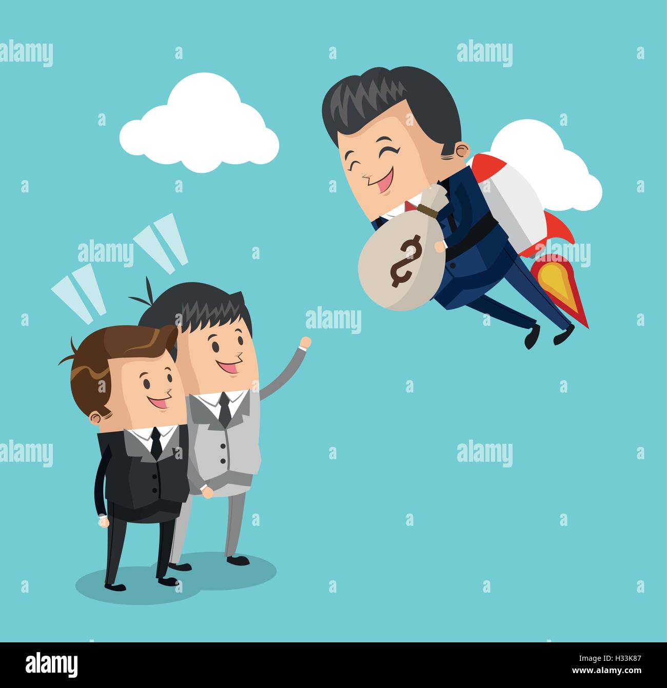 Colorful businessman cartoon design Stock Vector Image & Art - Alamy