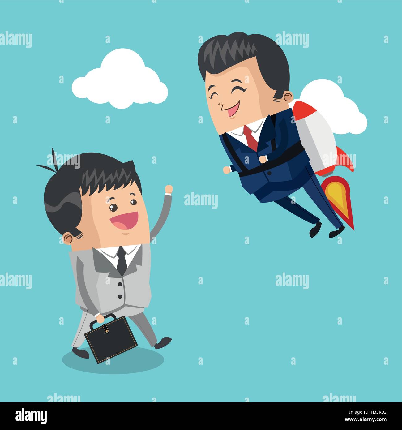 Colorful businessman cartoon design Stock Vector Image & Art - Alamy