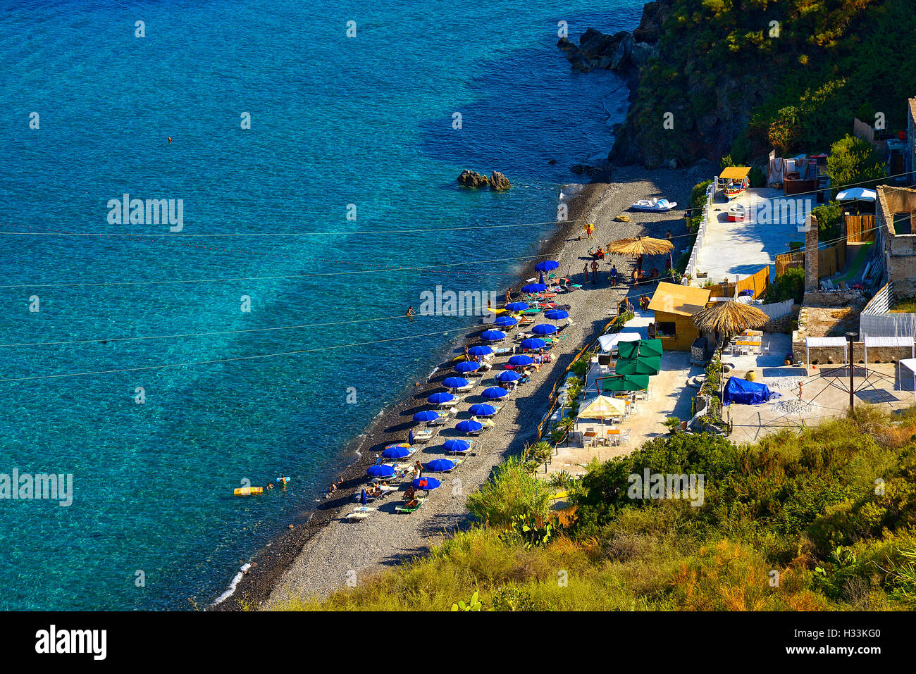Italy Sicily Aeolian Archipelago Lipari Island Spiagge Bianche or the ...