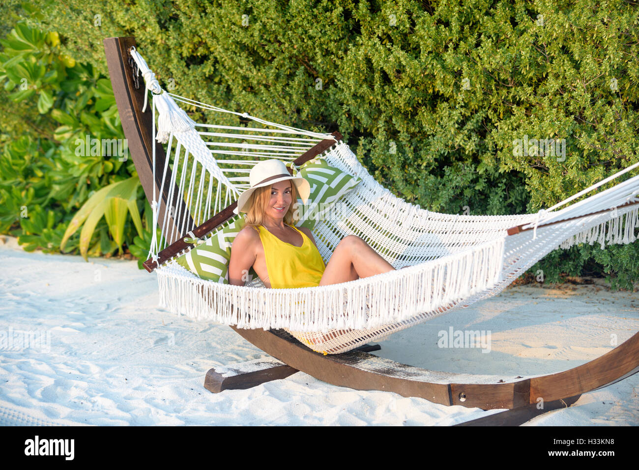 Indian hammock hi-res stock photography and images - Alamy