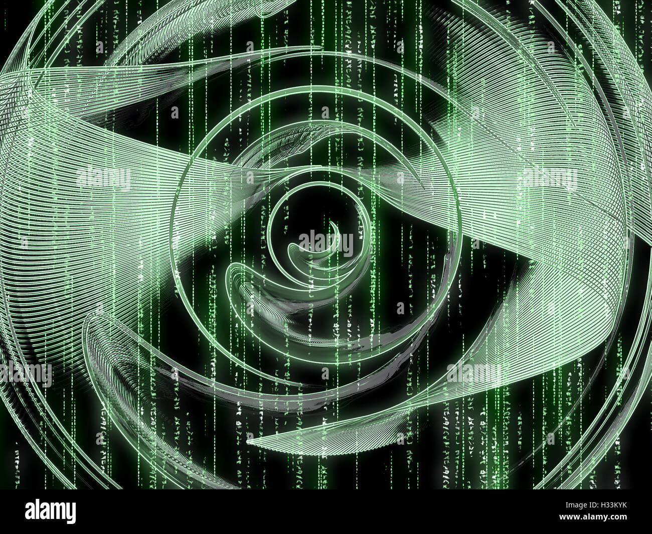 Digital radial matrix hi-res stock photography and images - Alamy