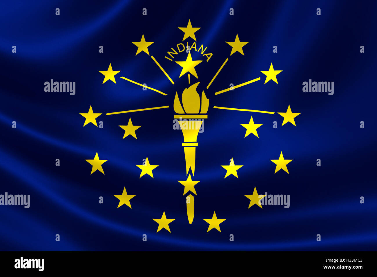 Flag state indiana hi-res stock photography and images - Alamy