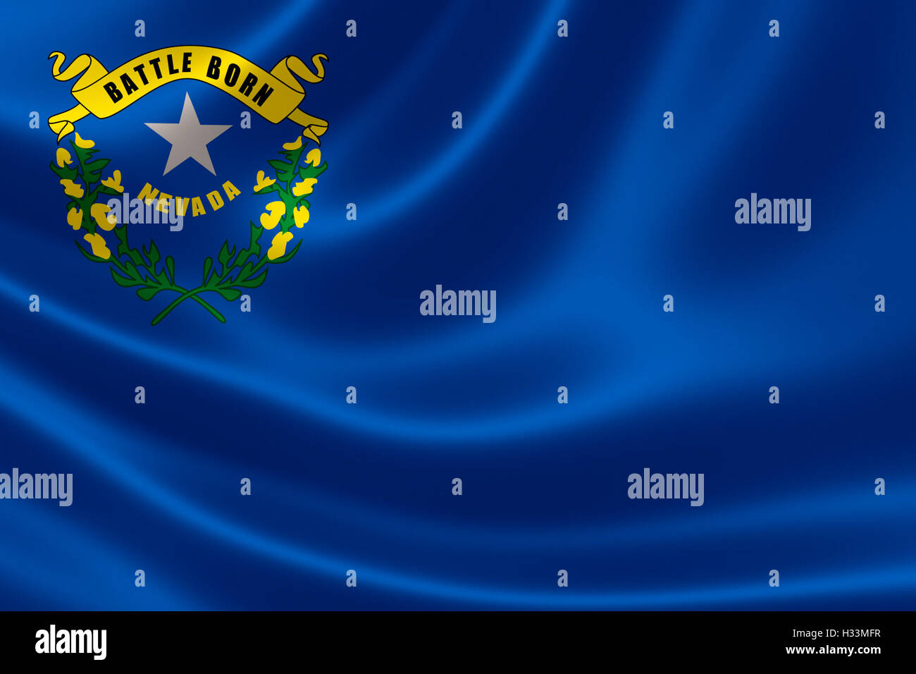 Nevada state flag hi-res stock photography and images - Alamy