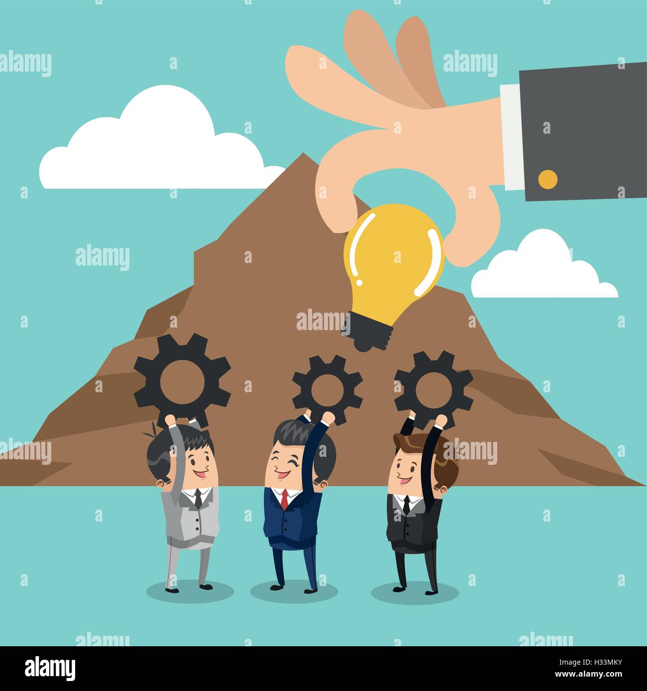 Colorful businessman cartoon design Stock Vector Image & Art - Alamy