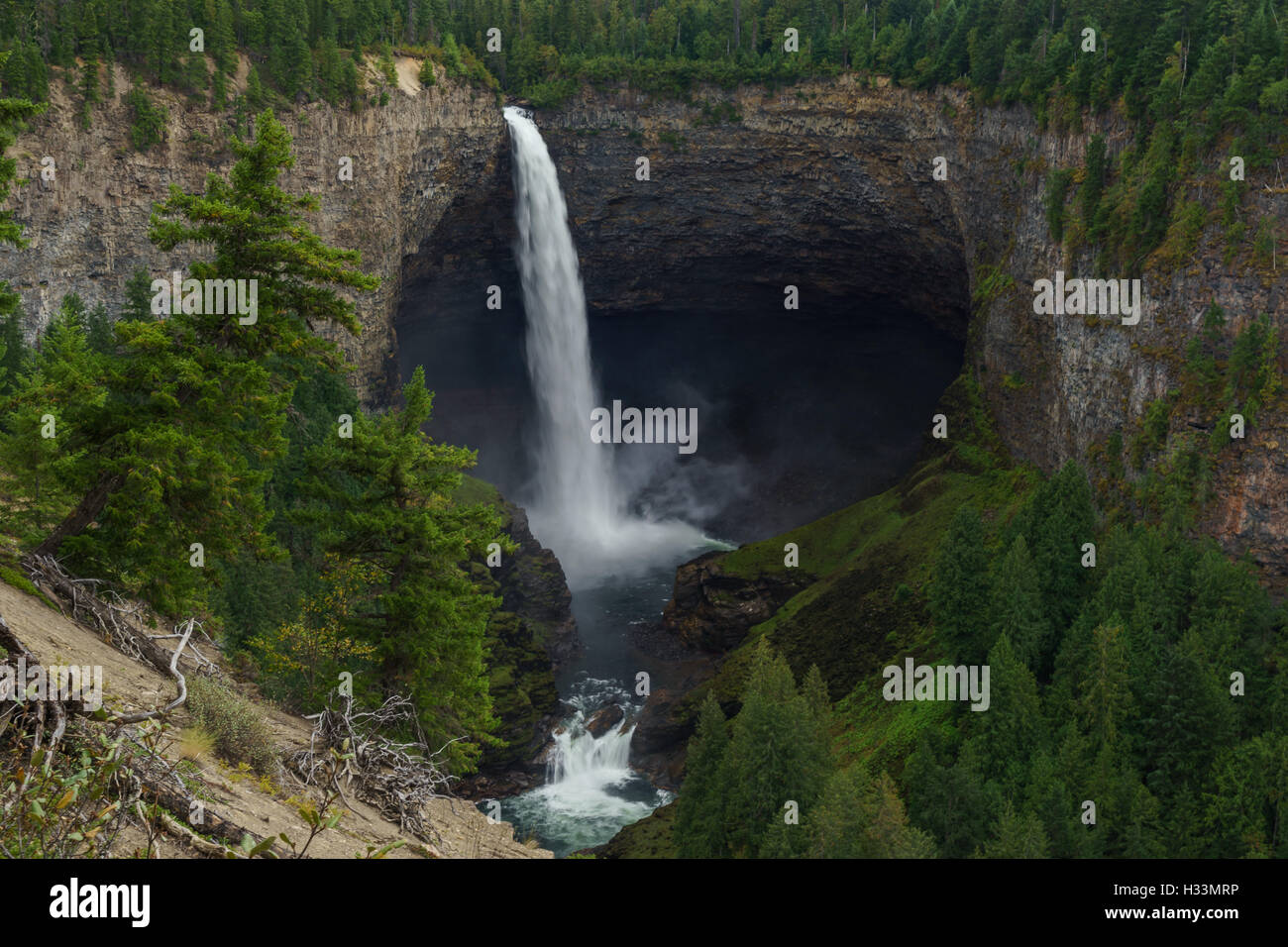 Helmcken Falls in the North Thompson Region of British Columbia near ...