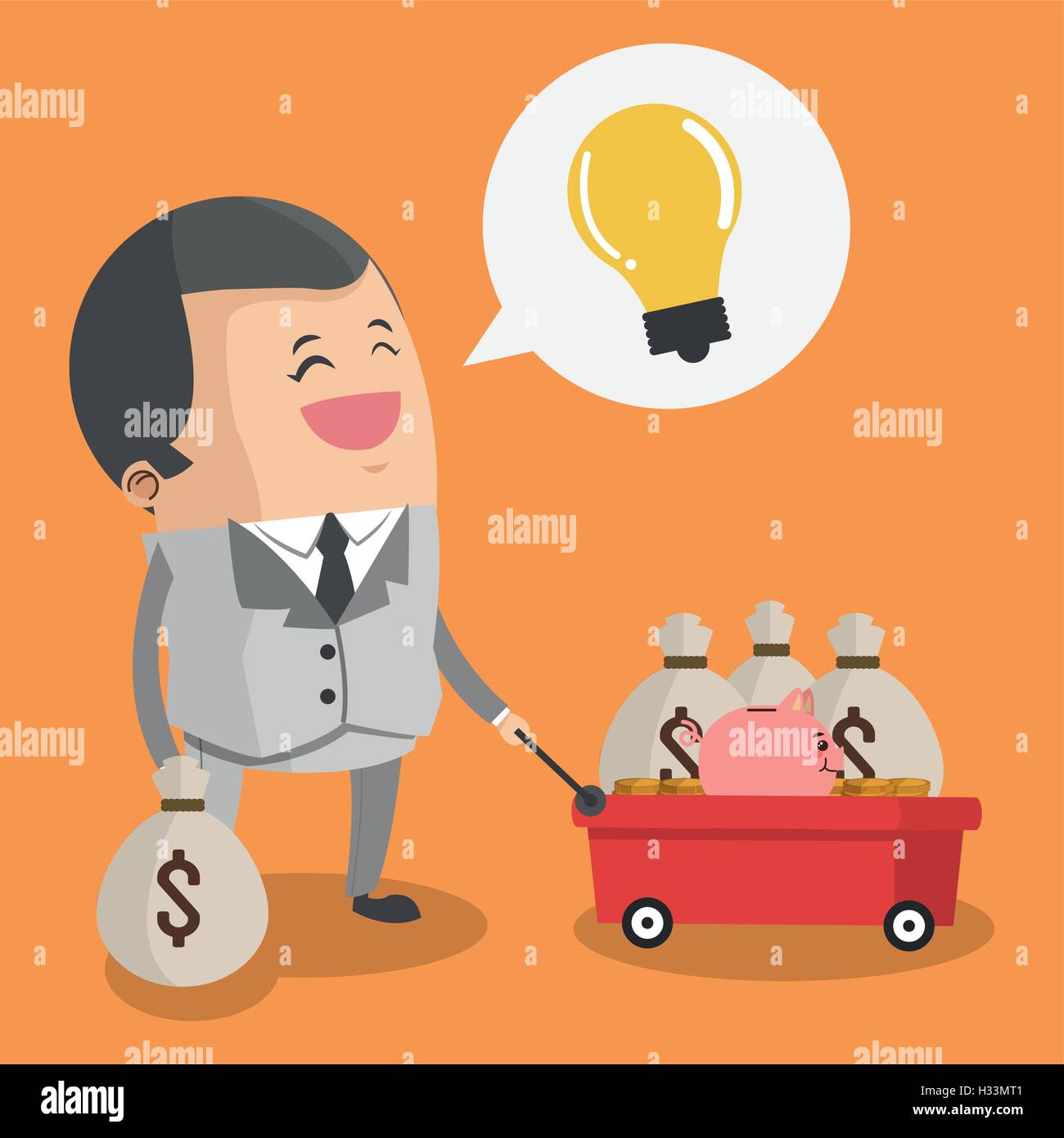 Colorful businessman cartoon design Stock Vector Image & Art - Alamy