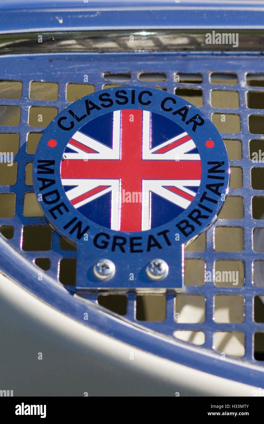 Classic British Car Grill Badge High Resolution Stock Photography and ...