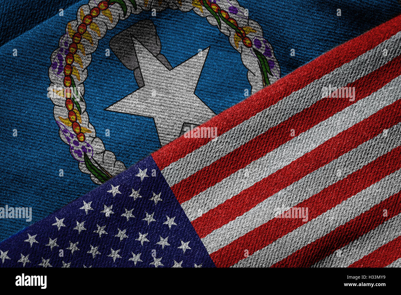 Cnmi Flag Black And White