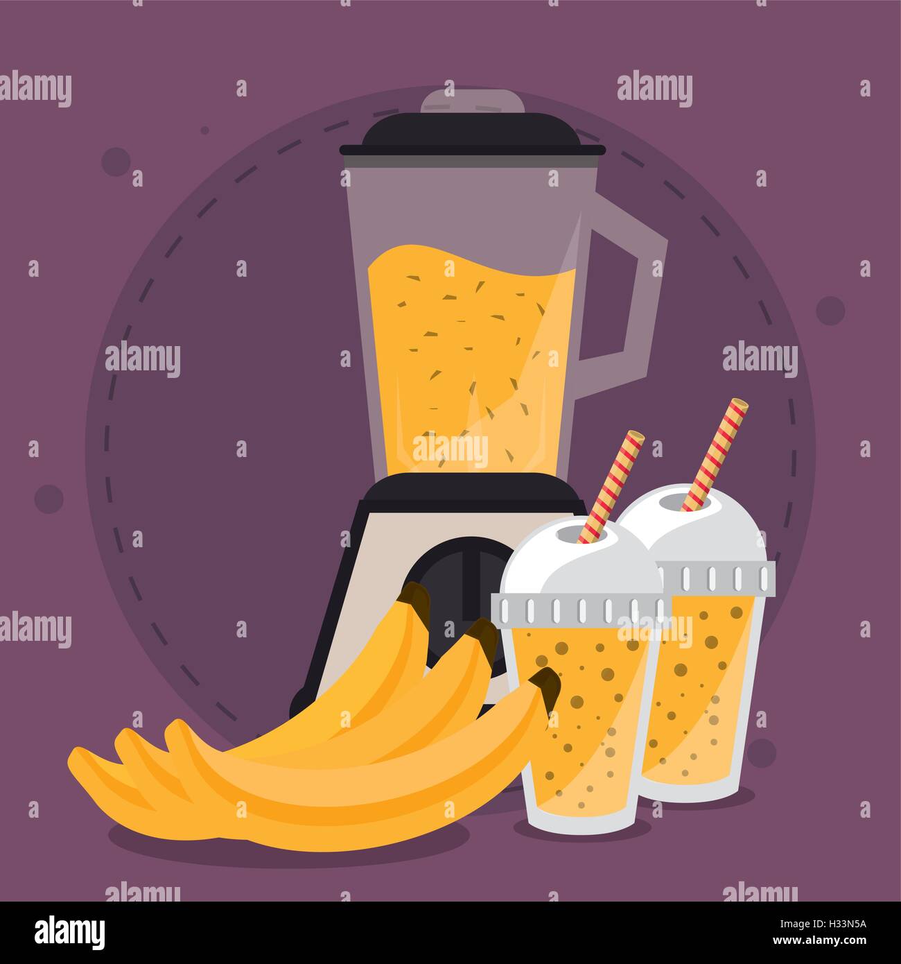 Smoothie drink glass design Stock Vector Image & Art - Alamy