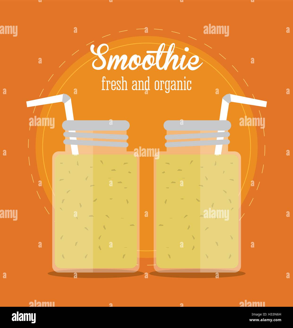 Smoothie drink glass design Stock Vector Image & Art - Alamy