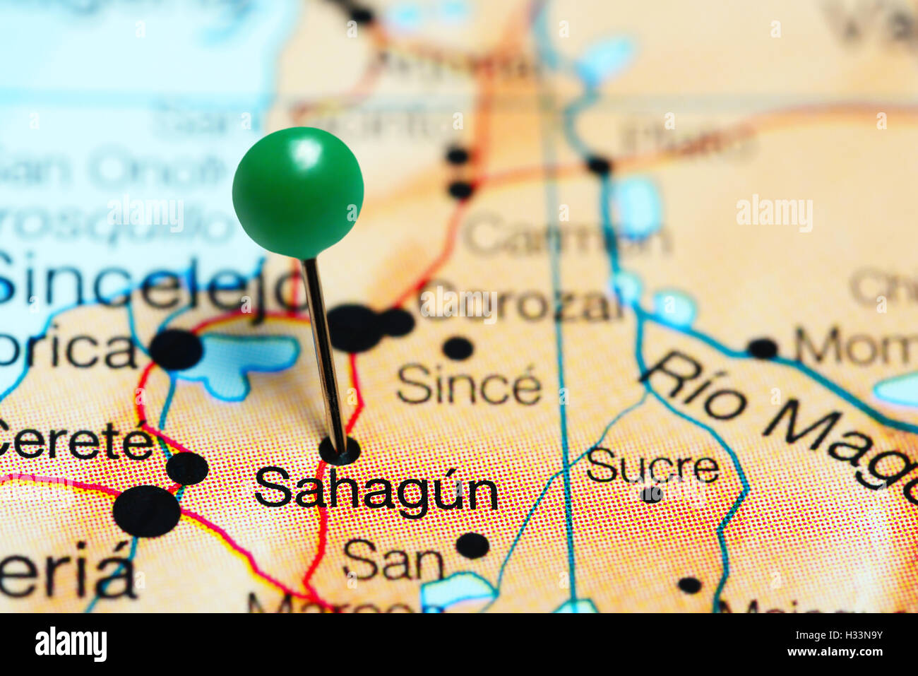 Sahagun map hi-res stock photography and images - Alamy