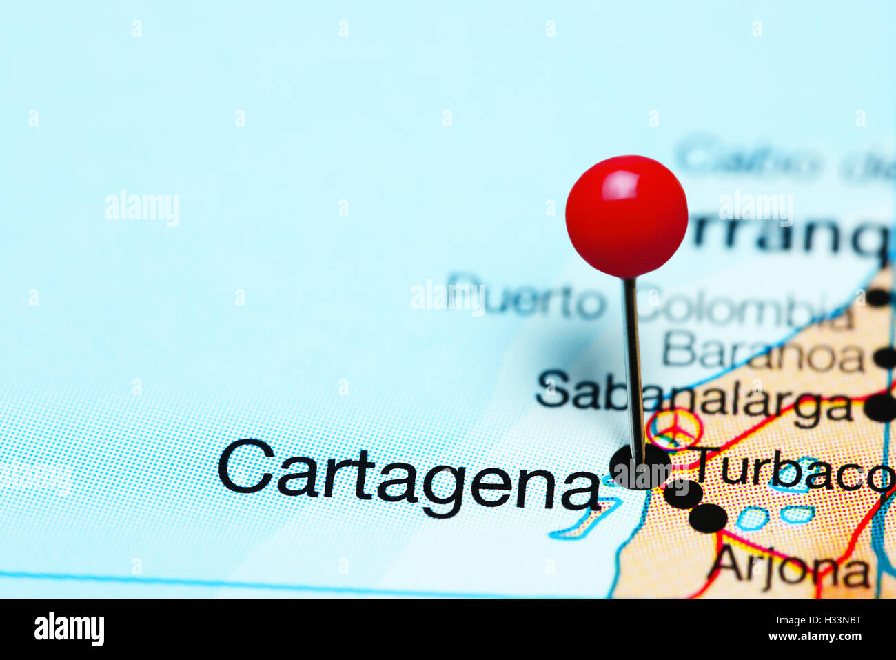 Map of cartagena hi-res stock photography and images - Alamy