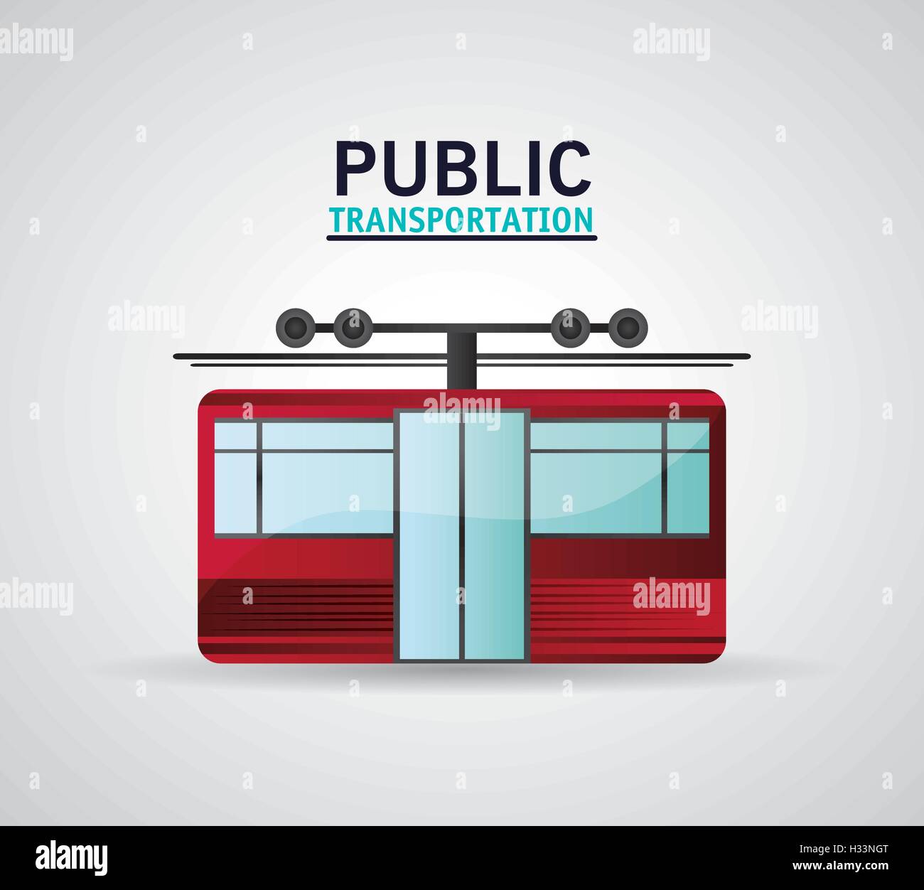 Isolated cable car vehicle design Stock Vector Image & Art - Alamy