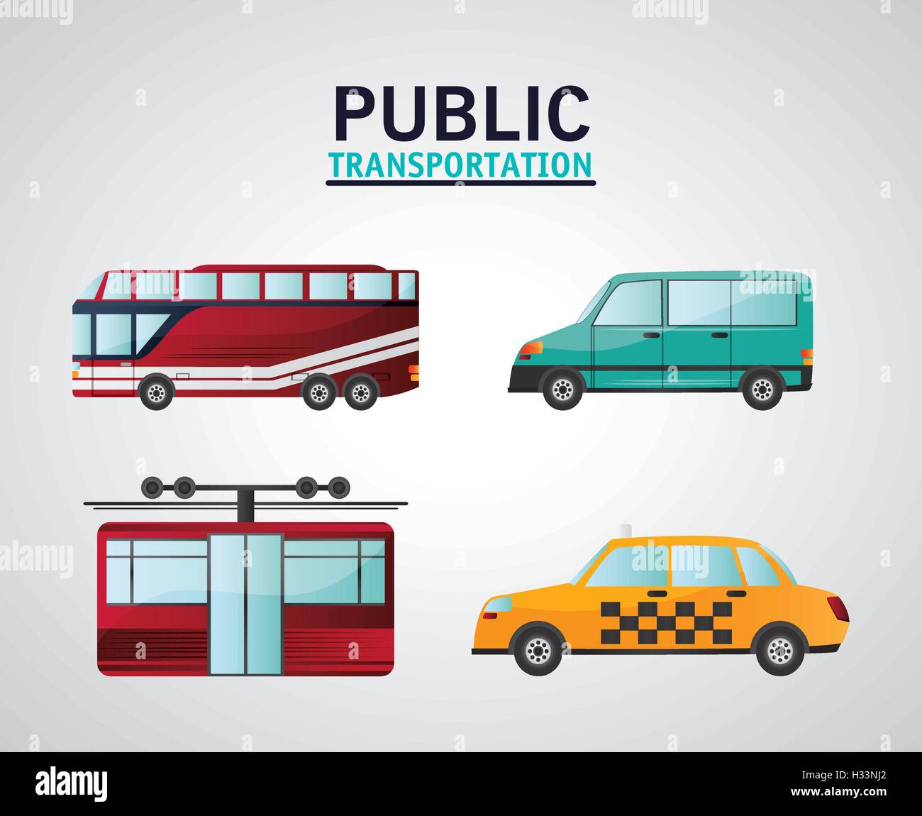 Public Transportation vehicles design Stock Vector Image & Art - Alamy
