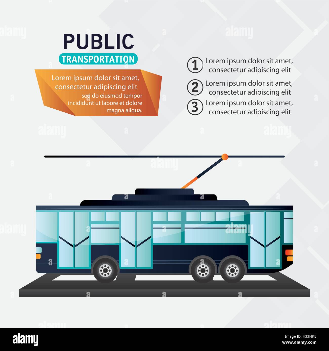 Isolated trolley vehicle design Stock Vector Image & Art - Alamy