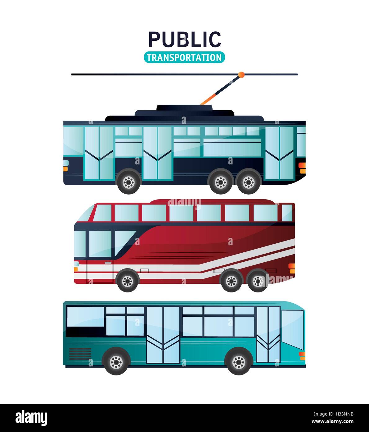 Public Transportation vehicles design Stock Vector Image & Art - Alamy