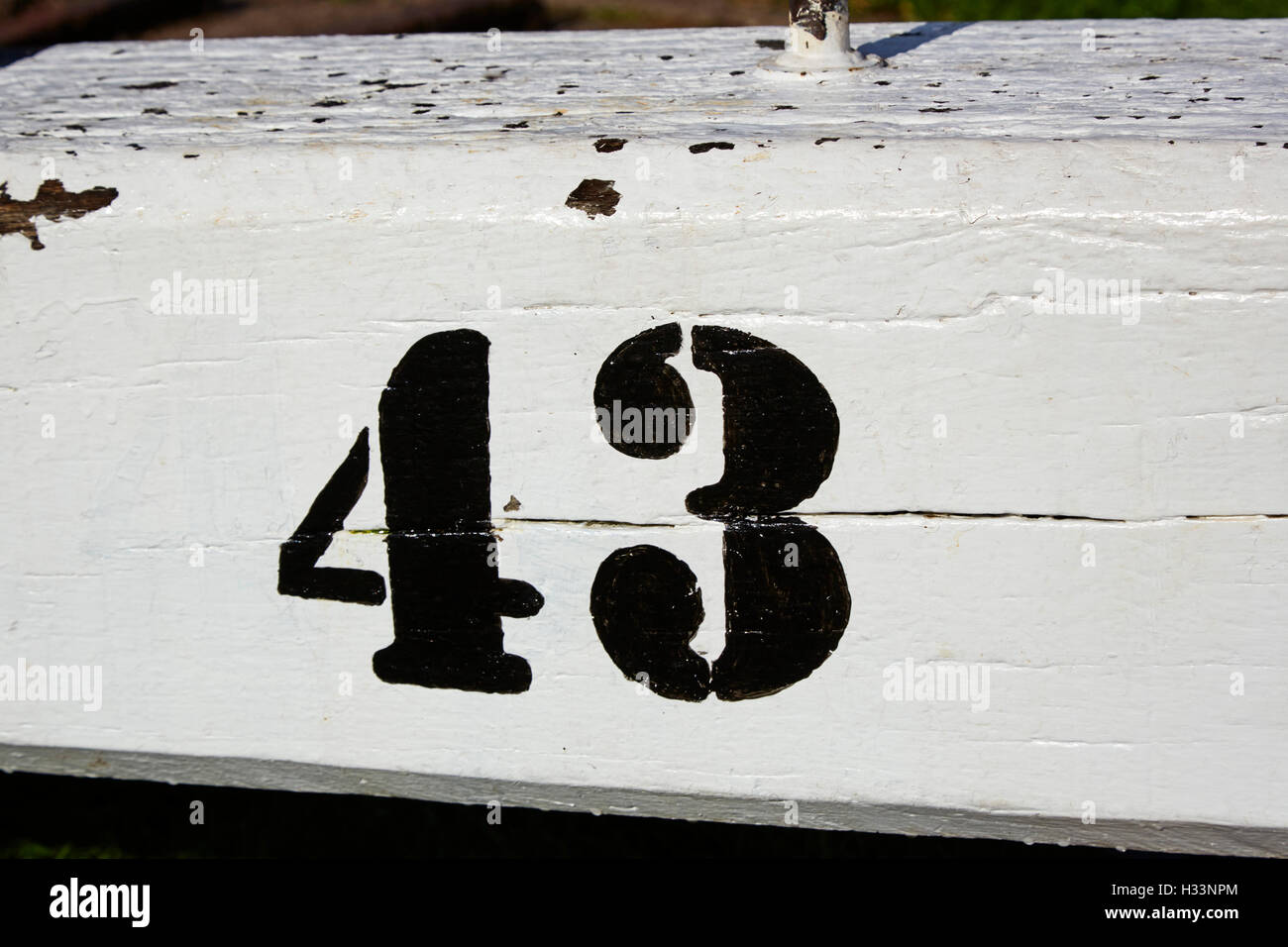 Number 43 High Resolution Stock Photography and Images - Alamy
