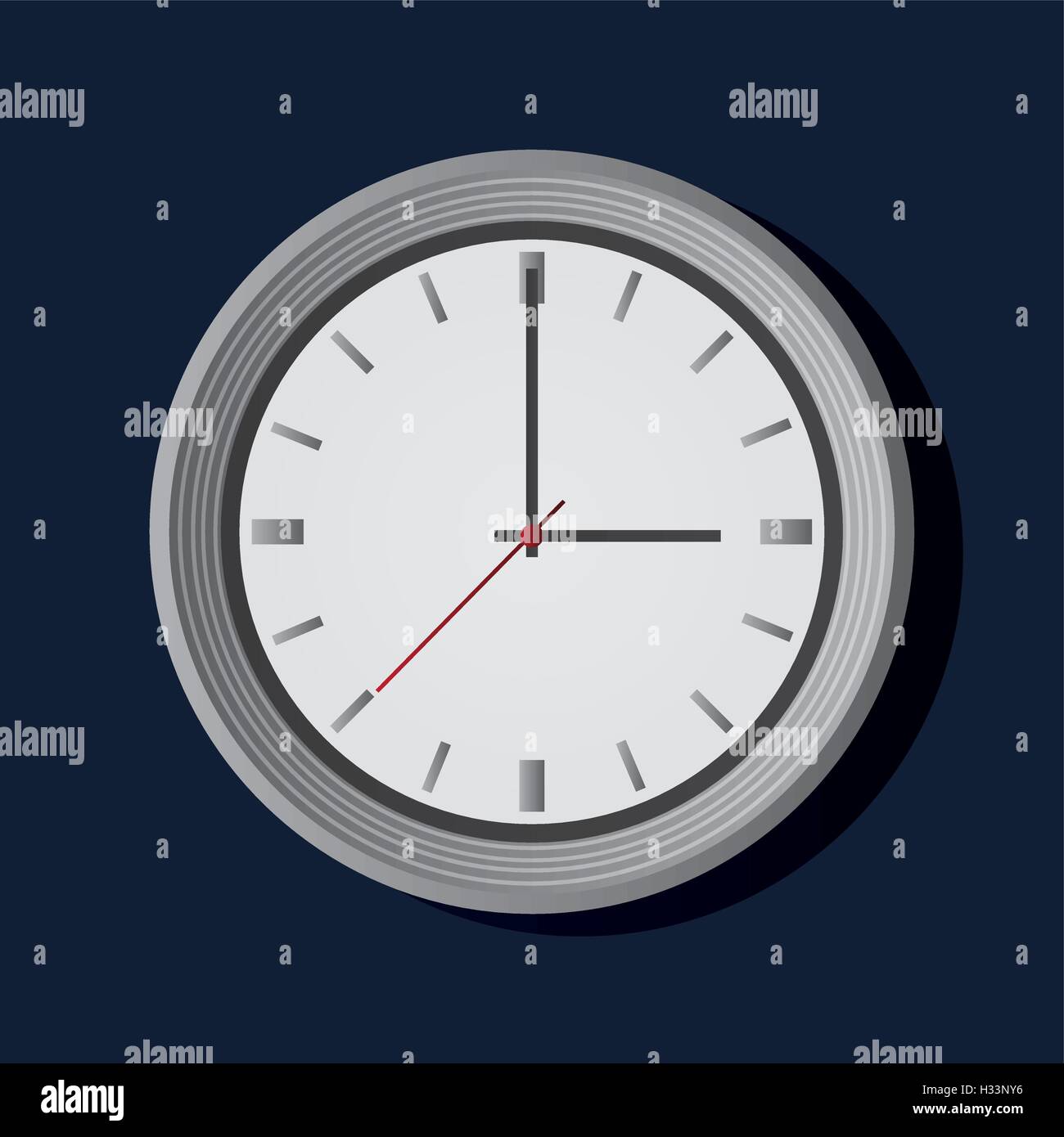 Traditional clock and time design Stock Vector Image & Art - Alamy