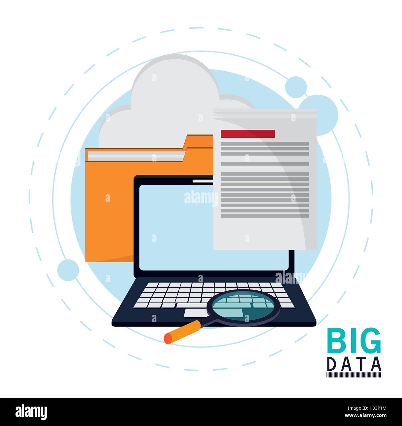 Big data center base and web hosting icon set Stock Vector Image & Art ...