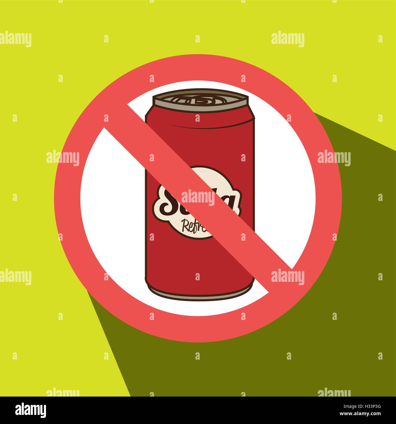 soda fast food unhealth prohibited Stock Vector Image & Art - Alamy