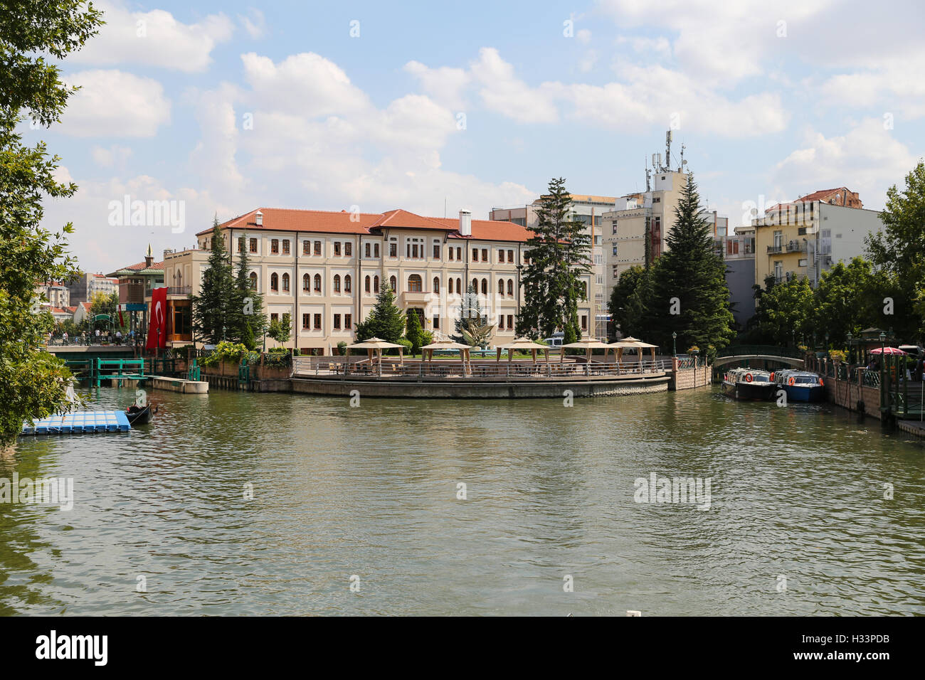 Porsuk River passing through Eskisehir City, Turkey Stock Photo - Alamy