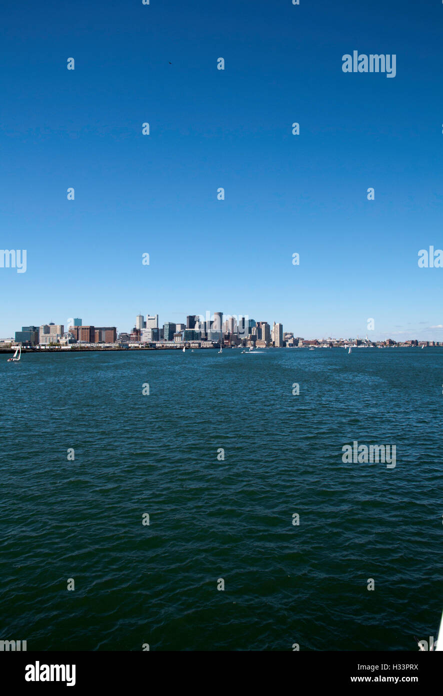 High Rise office buildings and The Custom House The Waterfront Boston ...