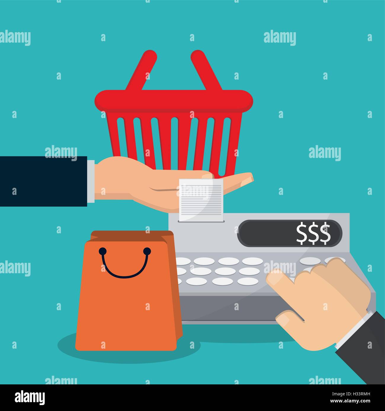 Shopping commerce and market design Stock Vector Image & Art - Alamy