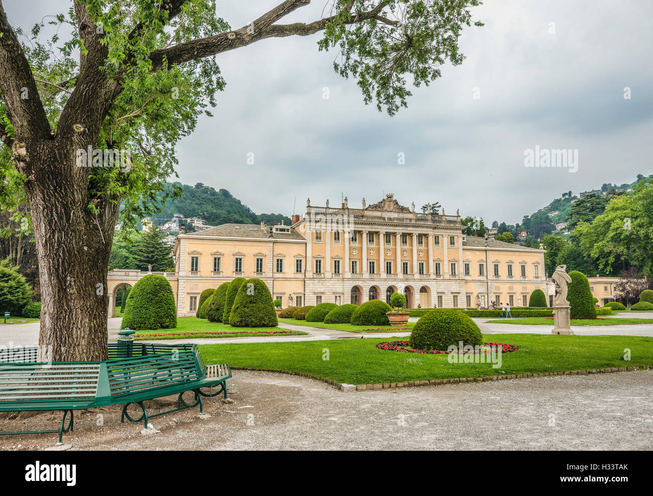 Villa Olmo, a neoclassical villa in Como, Lomabardy, Italy Stock Photo ...