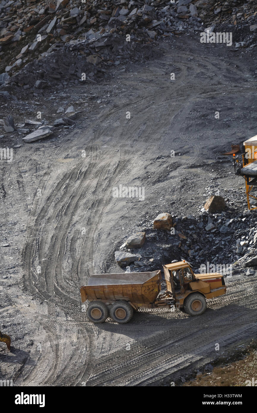 Delabole the Cornish slate mining village Stock Photo - Alamy