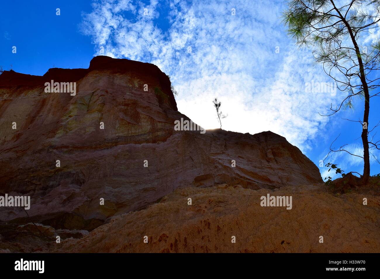 Red Clay- Providence Canyon in South Georgia Stock Photo - Alamy