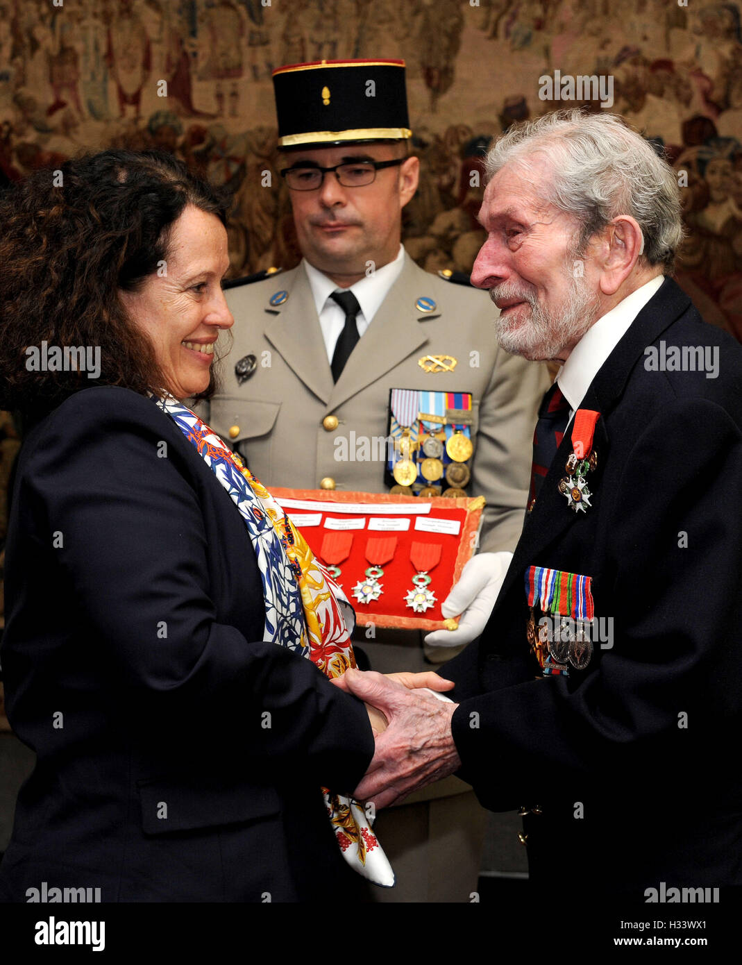 Veteran Joseph Dow, 95, from Coventry, receives the Legion d'honneur ...
