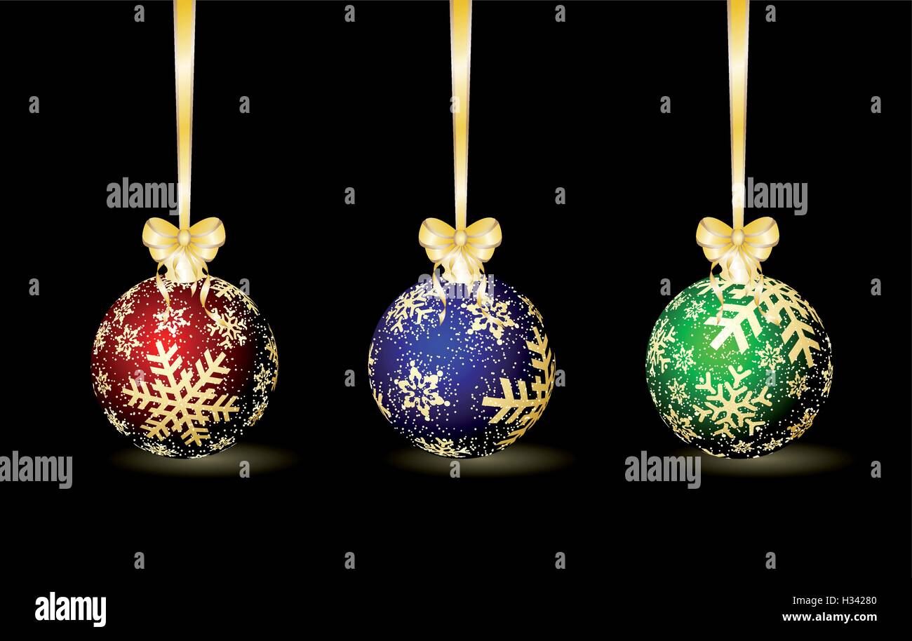 Three gold spheres Stock Vector Images - Alamy