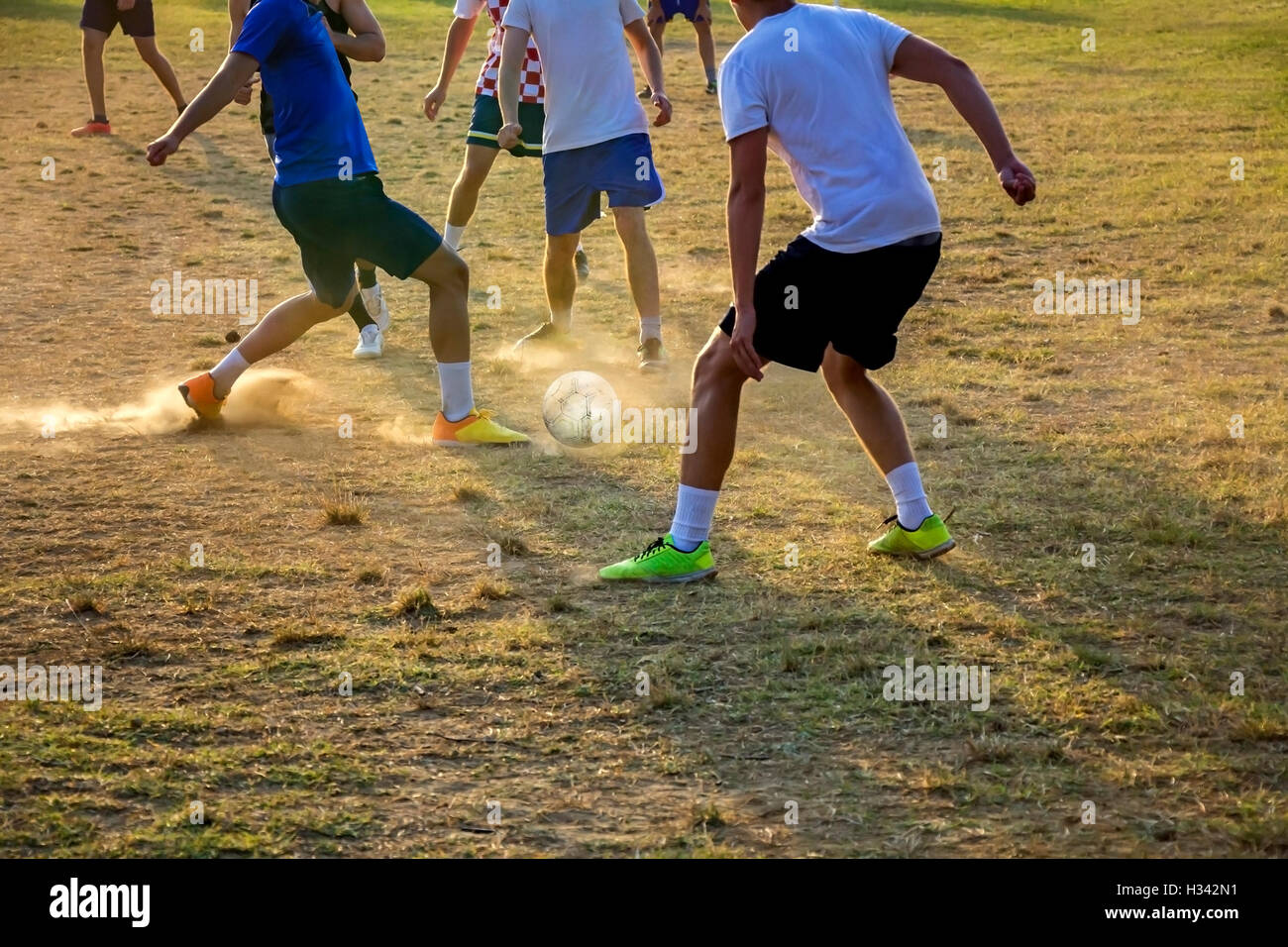 Soccer sunset hi-res stock photography and images - Alamy