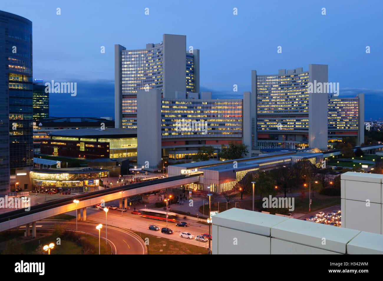 Wien, Vienna: Vienna International Centre ( VIC ), 22., Wien, Austria ...