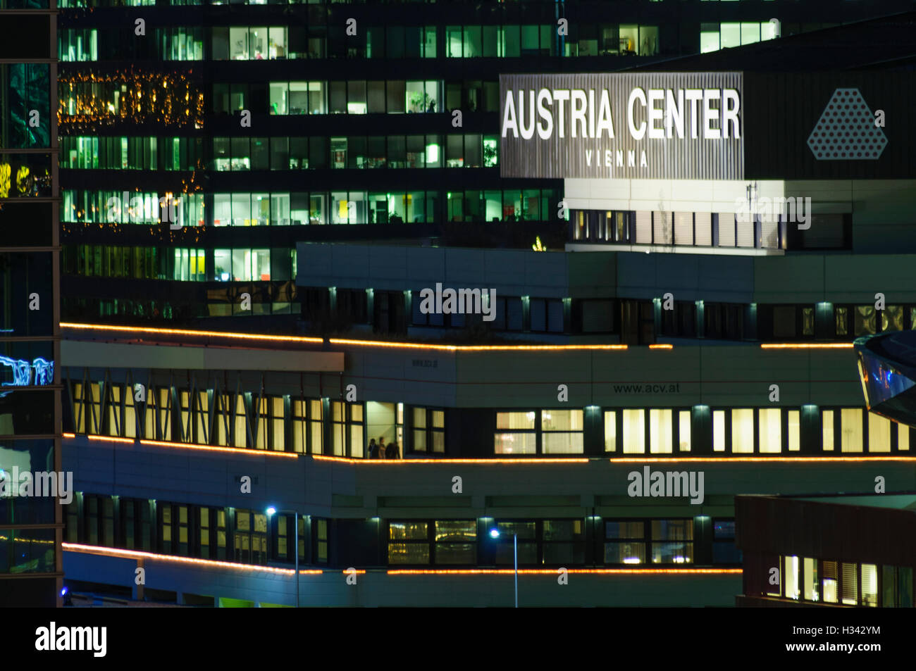 Conference centre austria center vienna hi-res stock photography and ...