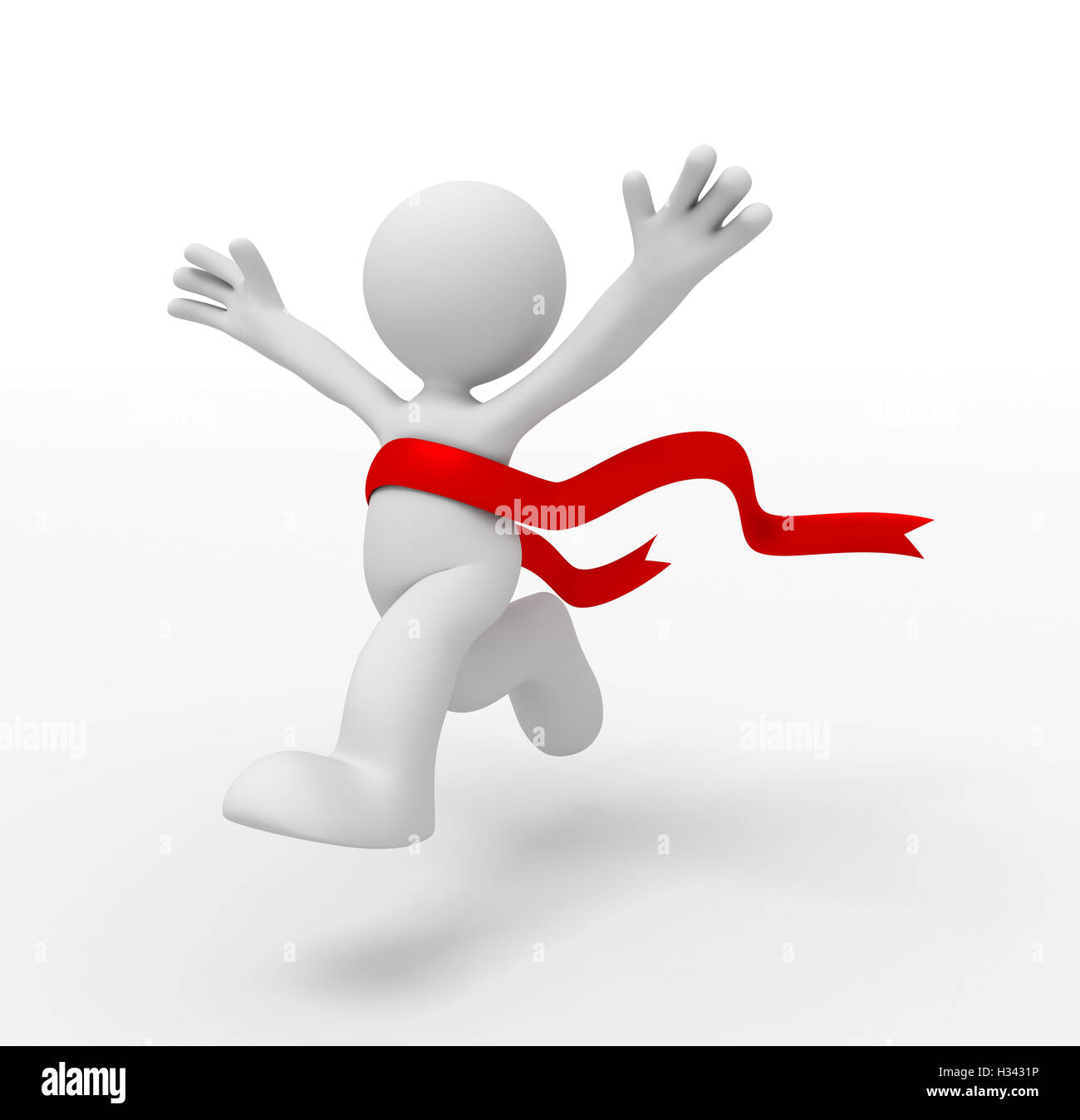 finishing concept 3d illustration Stock Photo - Alamy